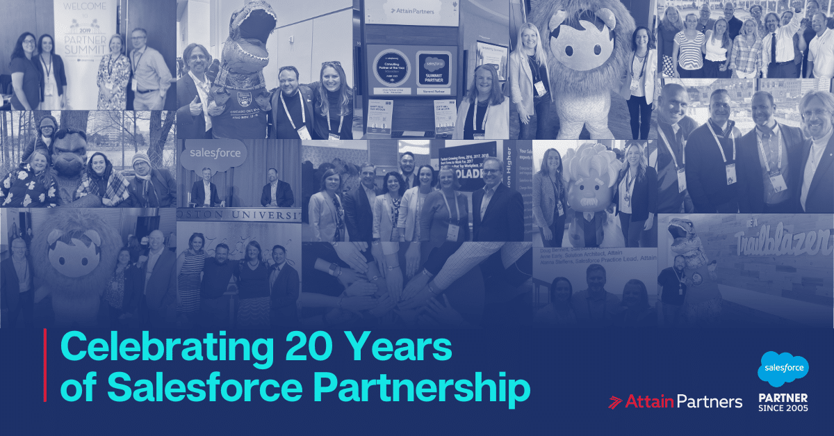 20 Years of Salesforce Partnership and Transformation - Attain Partners